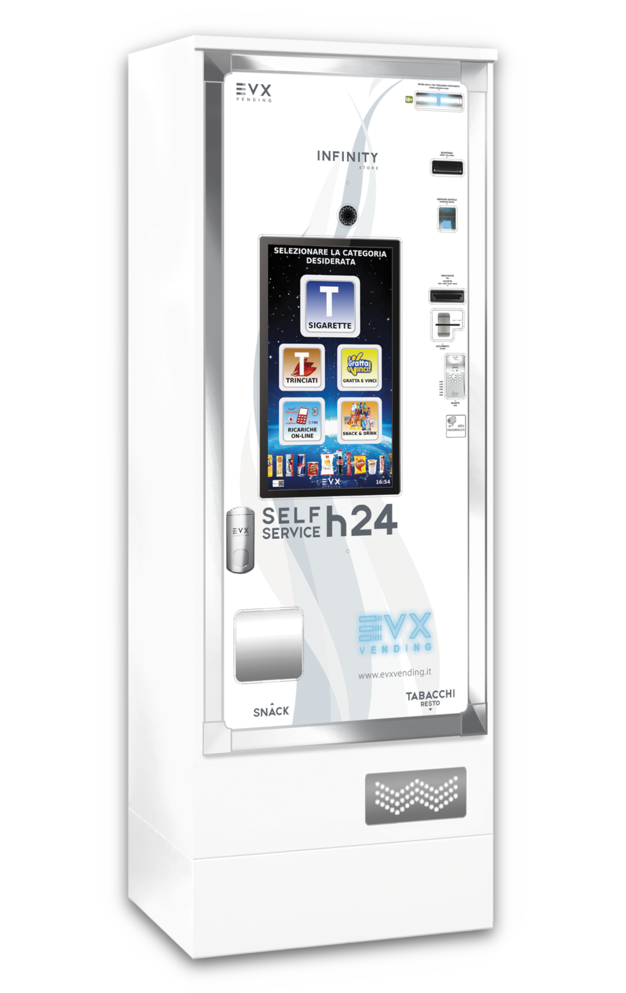 Distributori automatici sigarette per Tabaccherie - EVX Vending. Scegli ...